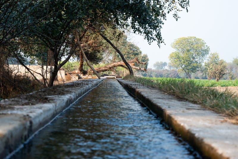 Field Irrigation System in Pakpattan District, Punjab, Pakistan Stock ...