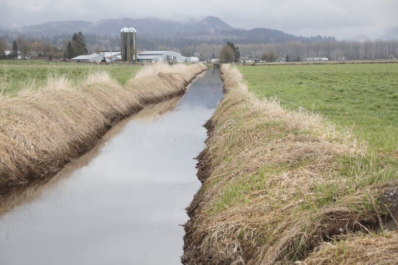 Water Canal stock photo. Image of canal, channel, farm - 38908022