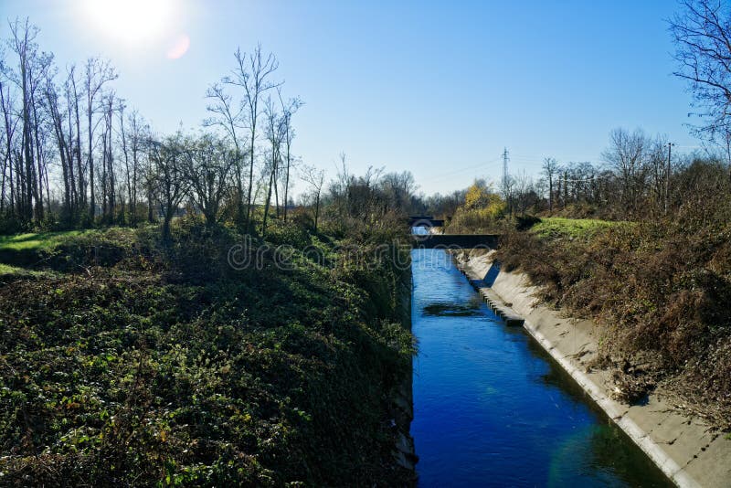 Water Canal Which is a Source of Natural Water Flowing from the ...