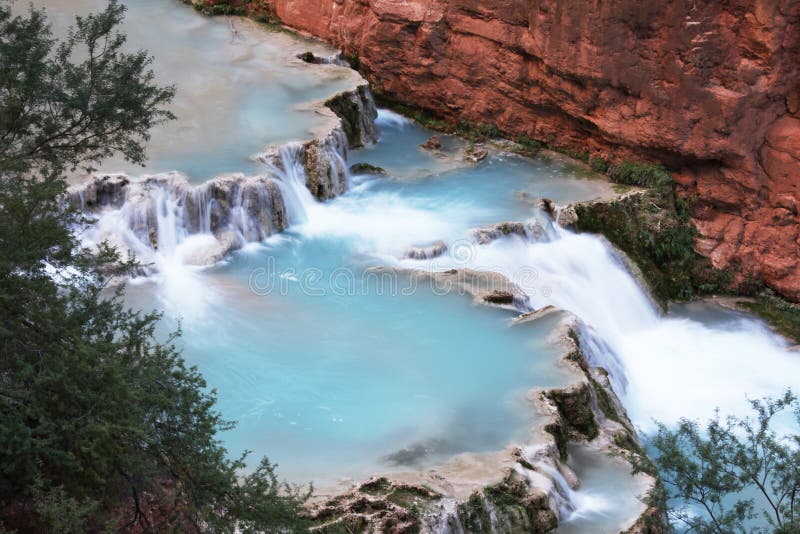 Water cascade stock image. Image of waterfall, tropic - 54192433