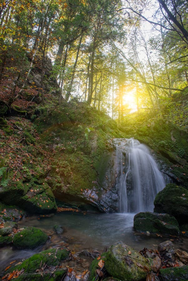Water Cascade in the Mountain Stock Photo - Image of peaceful, orobie ...
