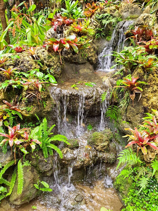 Running water over rocks stock image. Image of sunny - 58026439