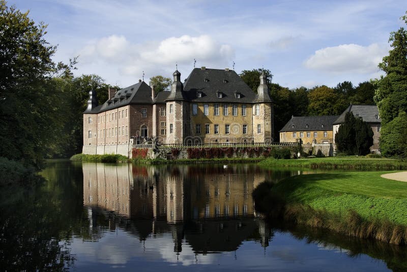 Water castle stock photo. Image of summer, grass, germany - 2330856
