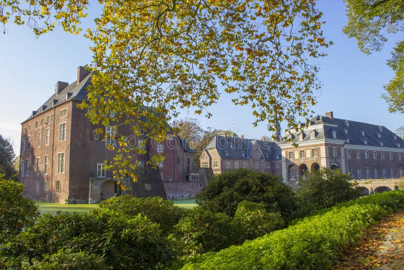 Water Castle Wissen in Germany Stock Photo - Image of german, spring ...