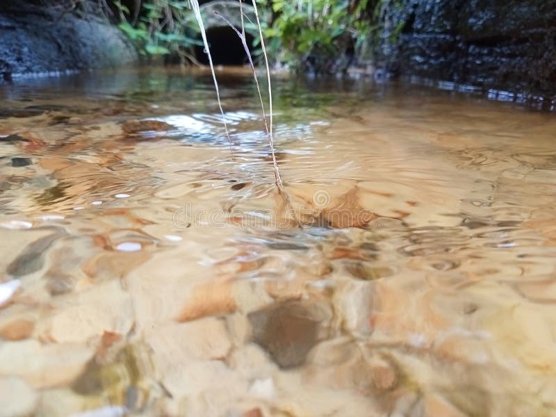 Water Channel with Very Clear Water Stock Photo - Image of waterway ...