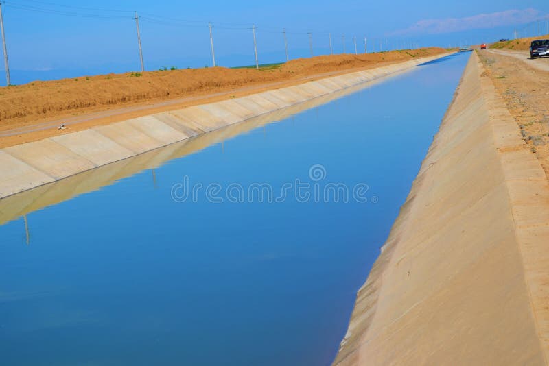 Water Channel for Irrigation Stock Photo - Image of channel, soil: 94075178