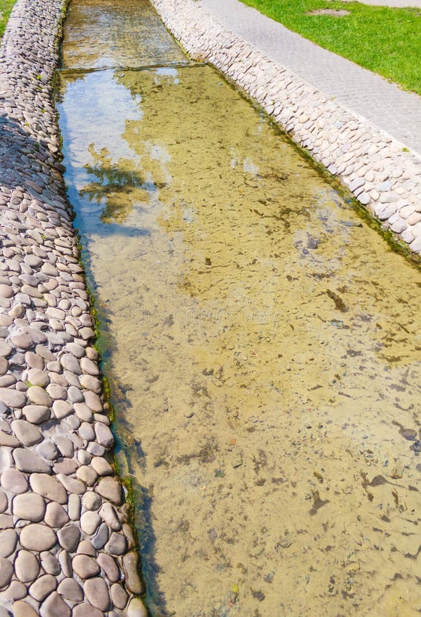 Water channel stock image. Image of background, architecture - 77204103