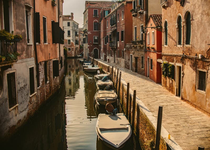 Water Channel in Venice, Italy Editorial Photography - Image of ...