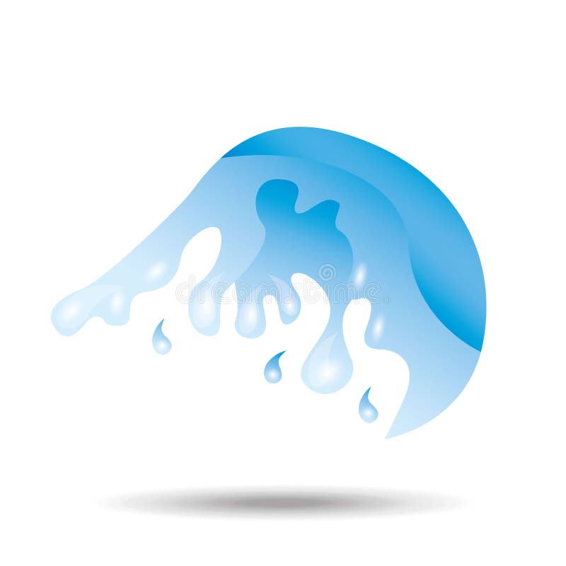 Water character design stock illustration. Illustration of smiley ...