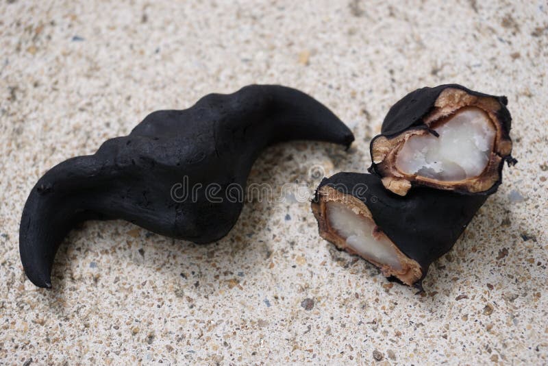 Chestnut Fruit in Shell on a Wooden Table Photo Stock Image - Image of ...