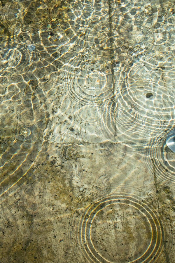 Water Circles Pattern Texture in the Fountain Stock Image - Image of ...