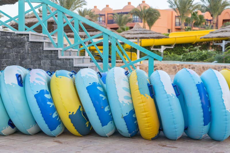 Water Circles for Water Slides. Inflatable Wheels for High-speed ...