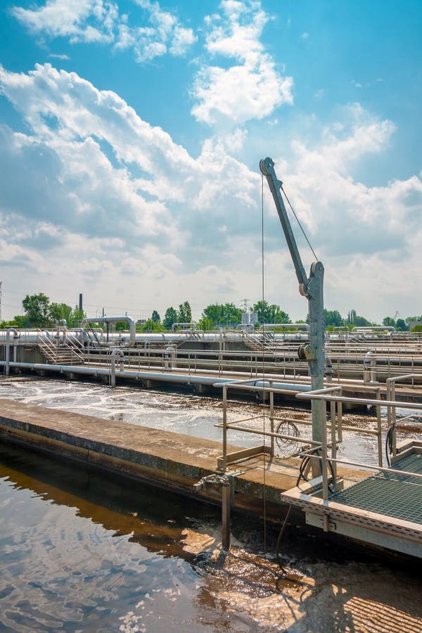 Water cleaning facility stock image. Image of utility - 35337405