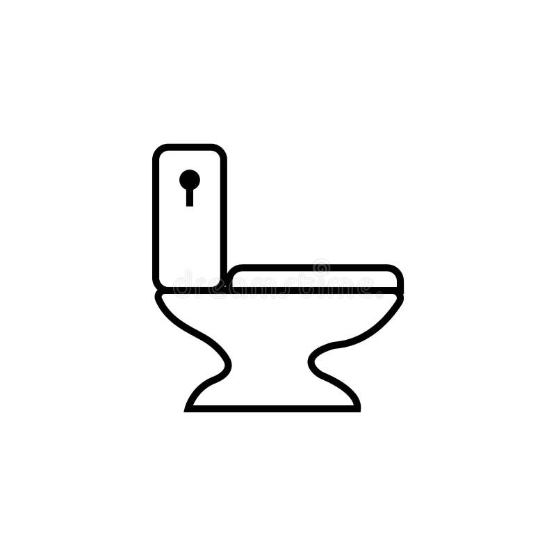 Water Closet Icon Logo Vector Stock Vector - Illustration of home ...