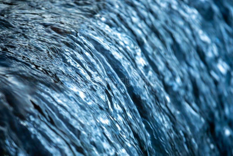 River Water Flowing with Light Reflecting of Its Surface Stock Image ...