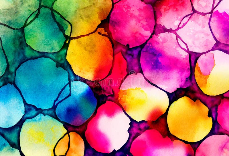 Water Color Background. Abstract Art Hand Paint Stock Illustration ...