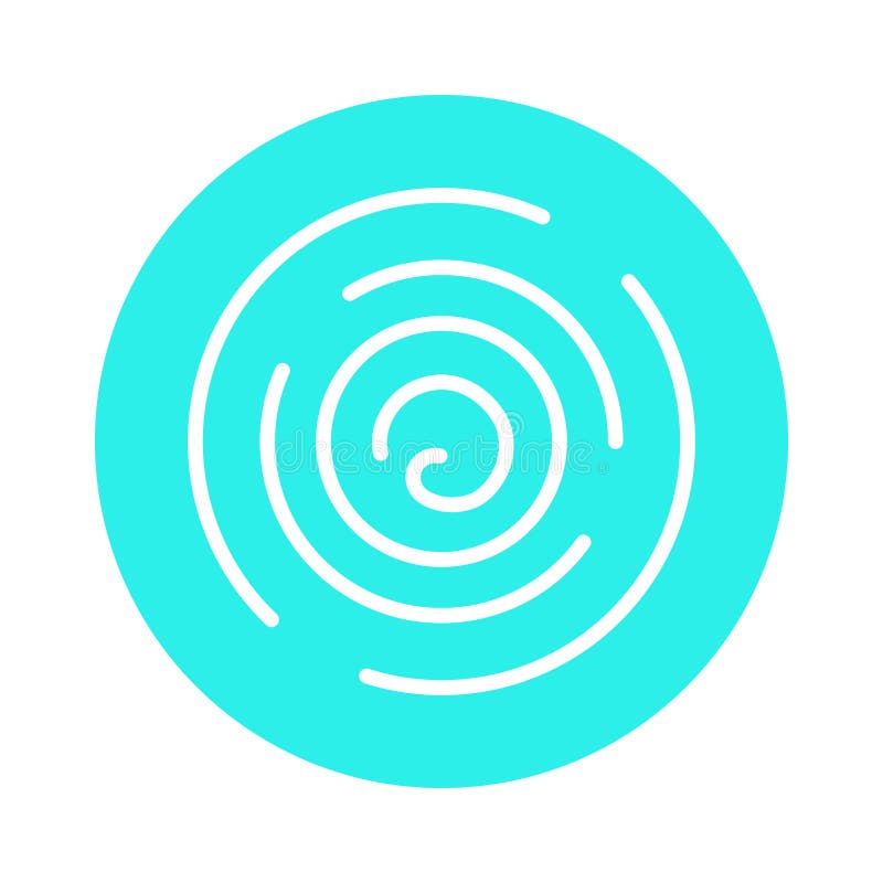 Liquid Flow Color Line Icon. Water Drop Stock Vector - Illustration of ...