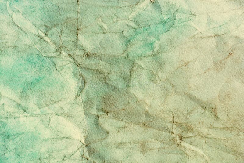 Water Color on Old Crumpled Paper Texture. Abstract Background Stock ...