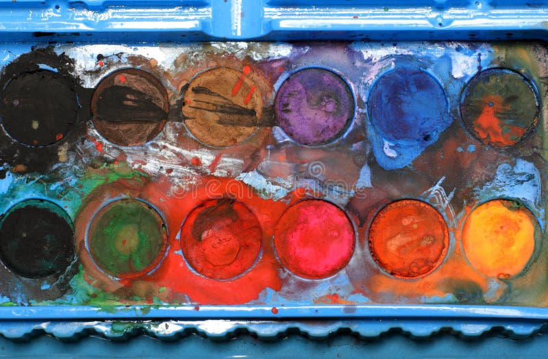 Water Colour Paint stock photo. Image of color, paint - 181941970