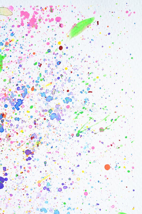 Colour Splash, Light Background Stock Photo - Image of paint, yellow ...