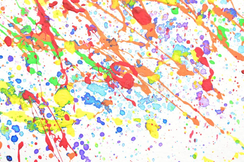 Colour Splash, Light Background Stock Photo - Image of paint, yellow ...