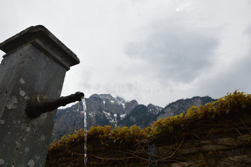 Water column stock image. Image of water, column, alps - 247143131