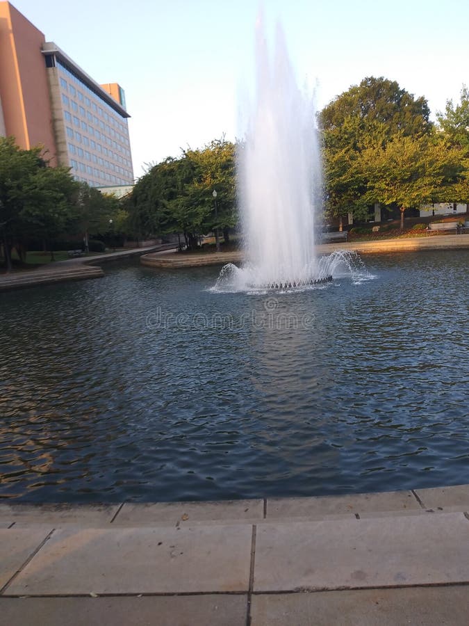 Water Comming Up in the Air As the Wind Blow Stock Image - Image of ...