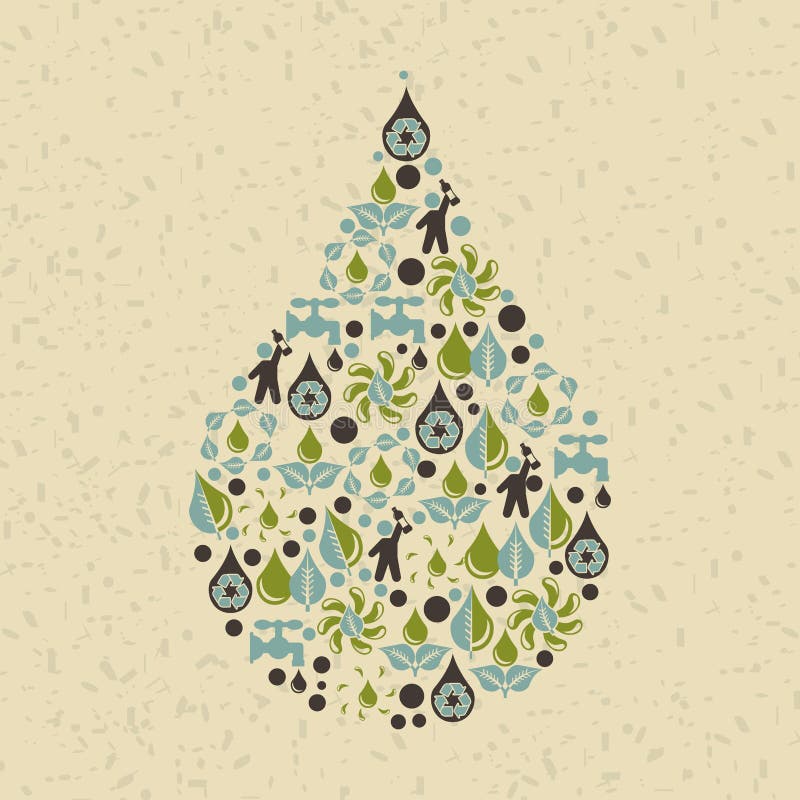 Water concept design stock illustration. Illustration of pure - 69625096