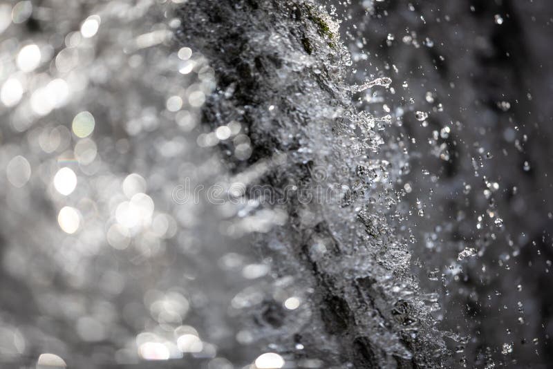 River Water Flowing with Light Reflecting of Its Surface Stock Photo ...