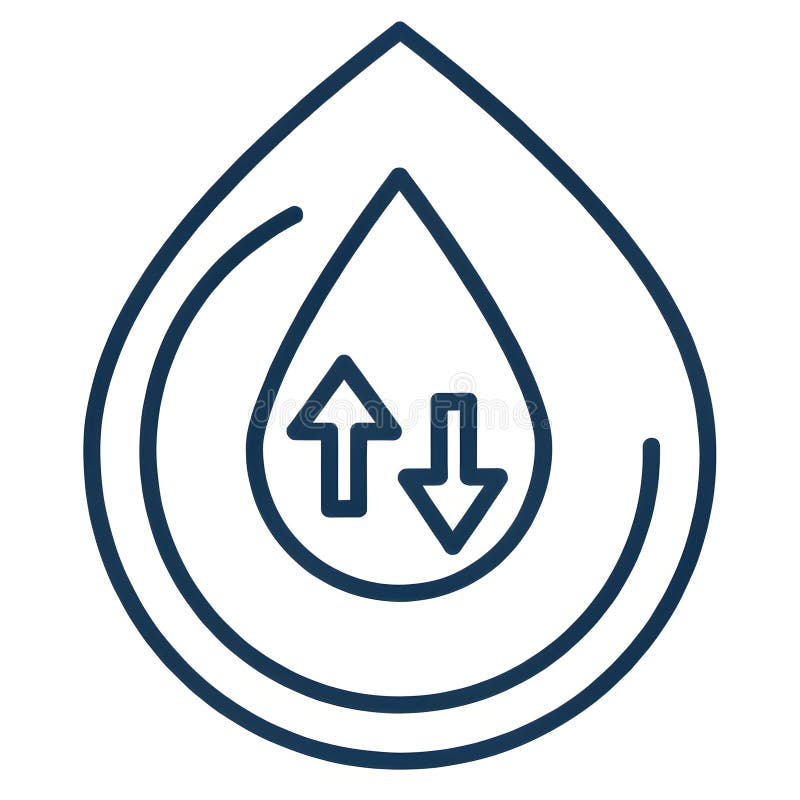 Water Conservation Symbol – Line Art Save Water Vector Stock ...