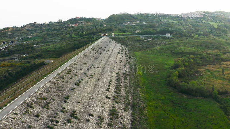 Water Containment Dam Not in Operation Stock Footage - Video of ...