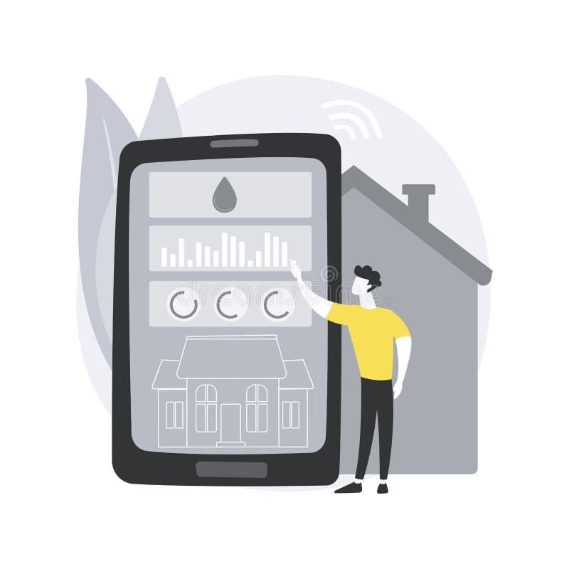 Water Contamination Detection System Abstract Concept Vector ...