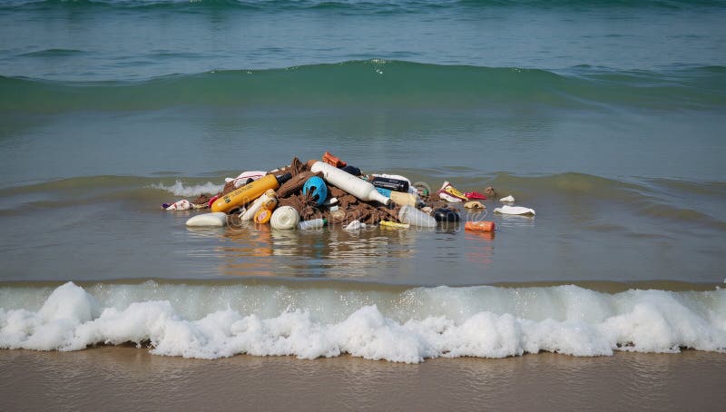 Water Contamination and Marine Waste Problems in Oceans Stock ...