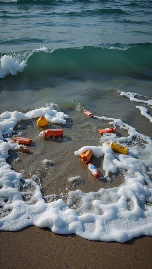 Water Contamination and Marine Waste Problems in Oceans Stock ...