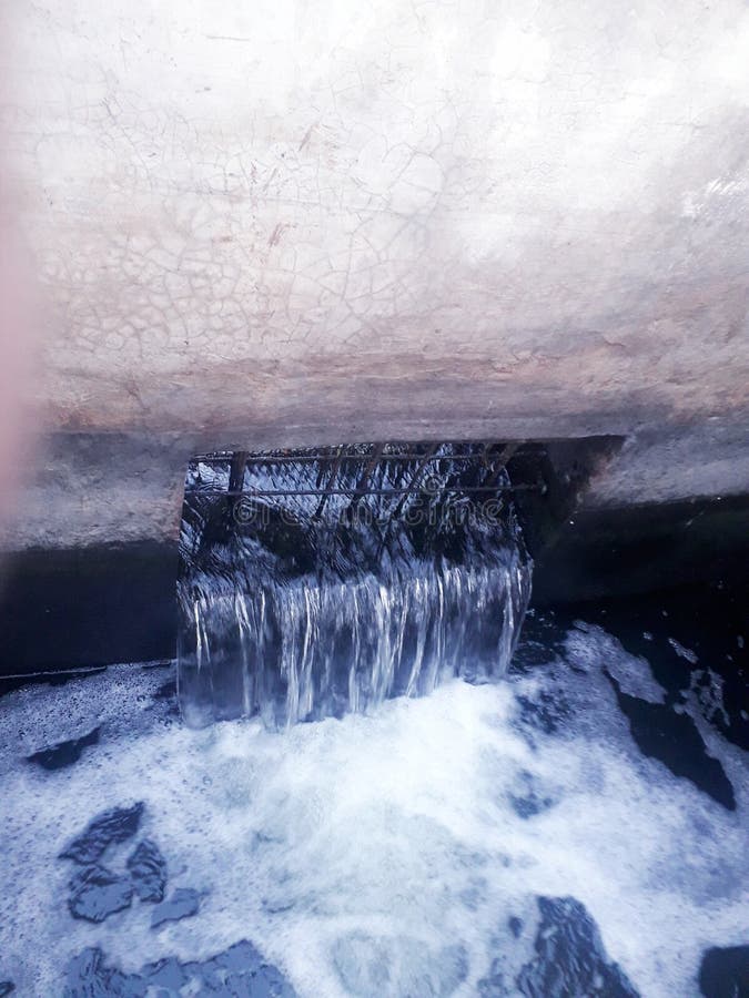 The Water Continues To Flow Quickly Stock Photo - Image of water, rain ...