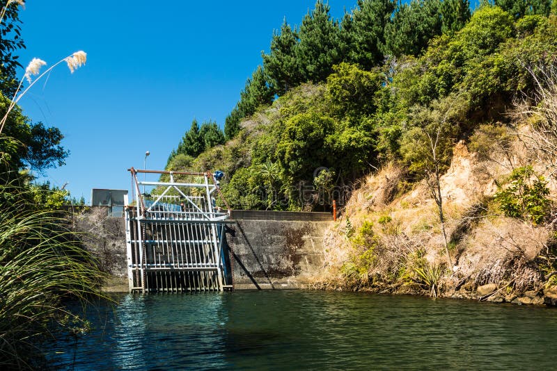 Water Control Dam stock photo. Image of control, reservoir - 51391704