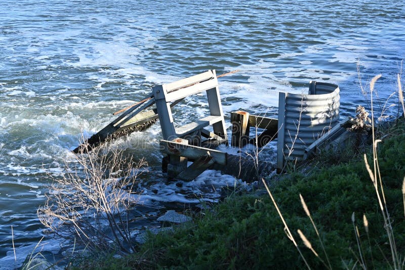 Culvert Gate, Water Management Stock Photo - Image of colorful, marine ...