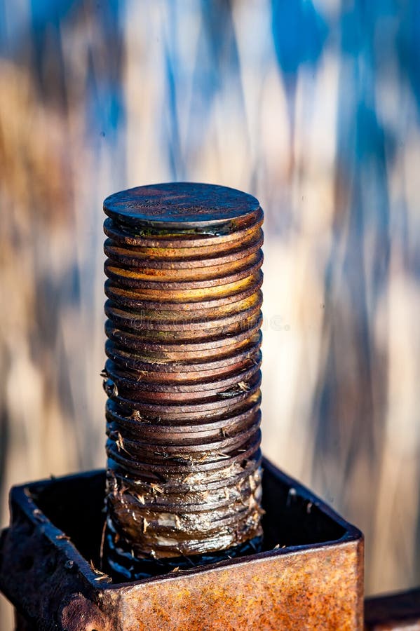 Water control machinery stock image. Image of conservation - 66905961