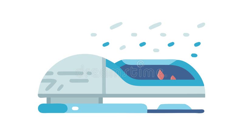 Water-Cooled Train for Next-Gen Transportation, Vector Design ...