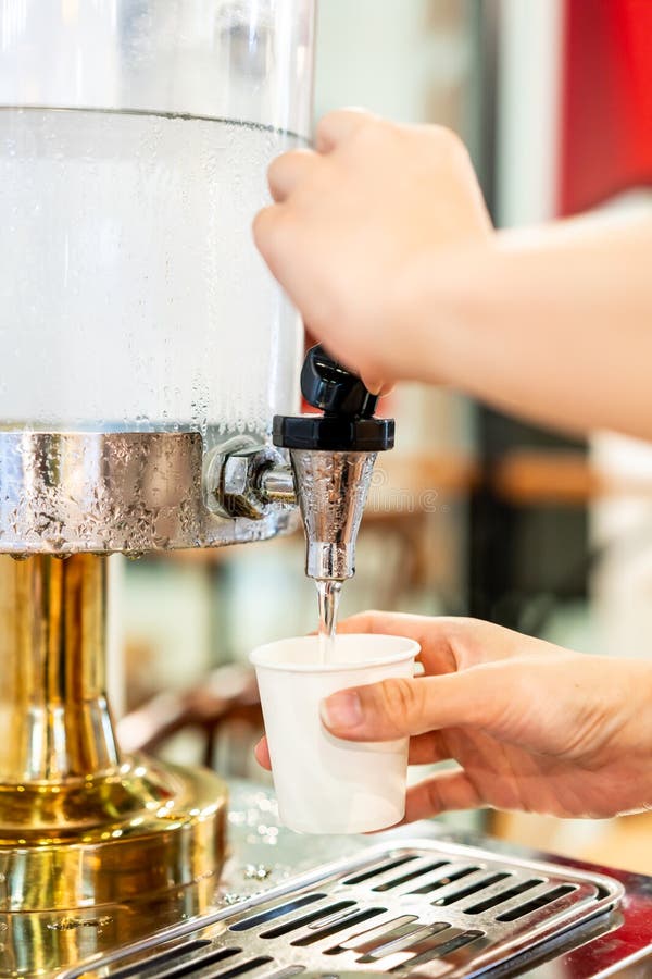 Water cooler tank stock image. Image of metal, close - 151943659