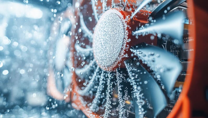 Water Cooling is Preventing Computer from Overheating Stock Photo ...