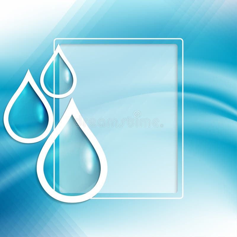 Water Cover template stock vector. Illustration of blue - 75425443