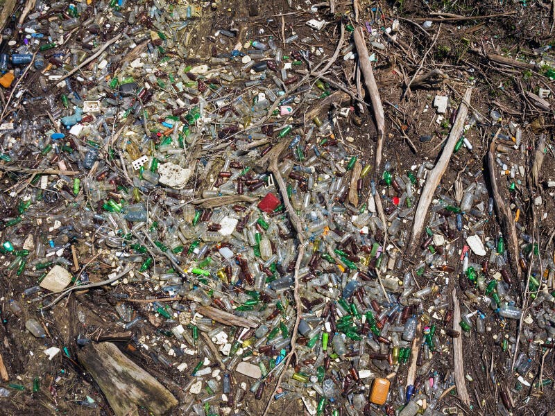 Water Coverred with Garbage Stock Image - Image of disposal, aquatic ...