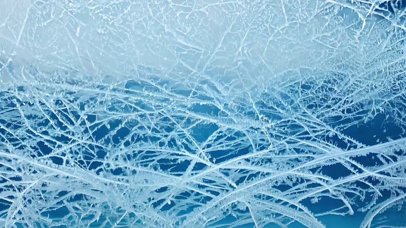 The Fascinating Process of Water Crystallization into Ice Stock Video ...