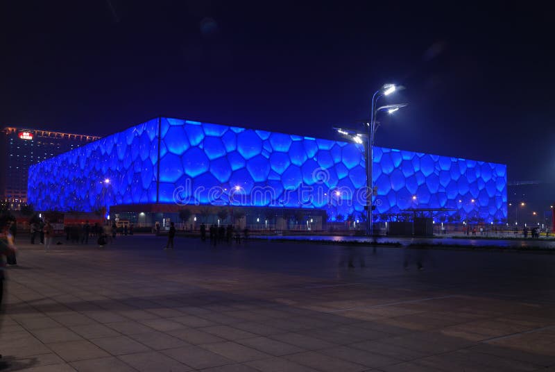 Water Cube editorial stock photo. Image of china, sport - 17839023