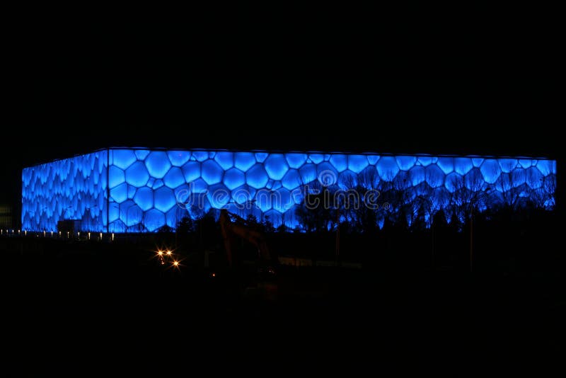 Water Cube editorial stock photo. Image of architecture - 4758628