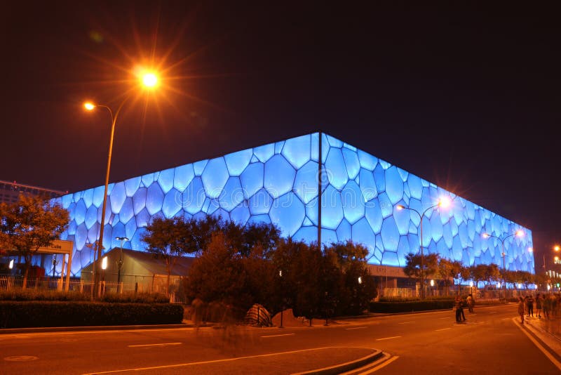The Water Cube editorial stock image. Image of olympic - 42785304