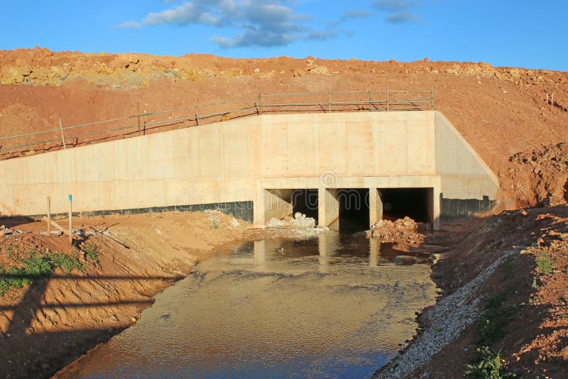 Water culvert Drainage stock photo. Image of drainpipe - 121503162