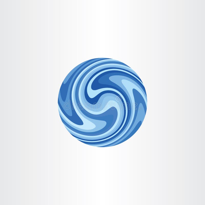 Water Current Globe Planet Vector Stock Vector - Illustration of logo ...