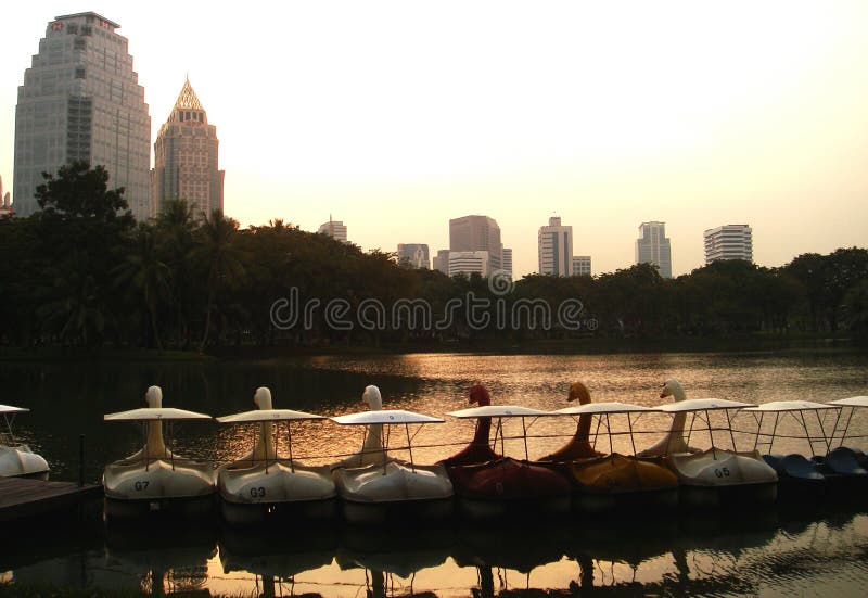 Water cycle boat stock image. Image of lake, water, park - 44239781